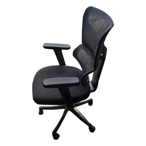 Fabric Mid Back Revolving Office Chair Black At ₹ 5249piece In