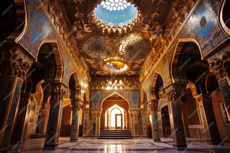 Premium Photo Inside Interior Of The Mosque Is An Excellent Example