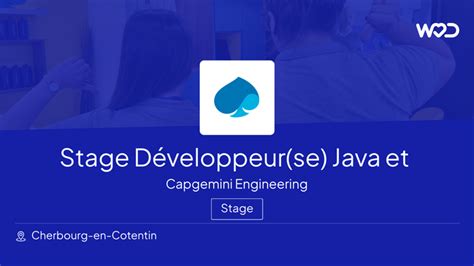 Stage Développeurse Java Et Angular Cherbourg Capgemini Engineering It Job