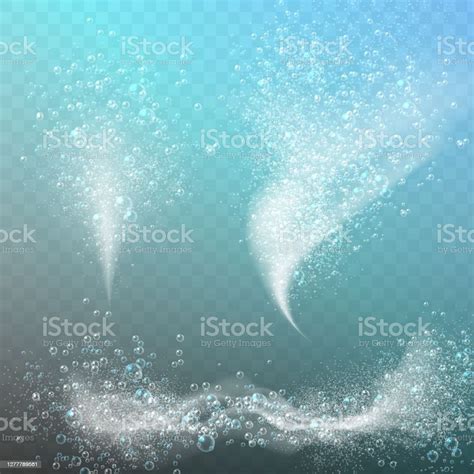 青い水中フィジング気泡は透明な背景に流れます 間欠泉のベクターアート素材や画像を多数ご用意 間欠泉 しずく 水 Istock
