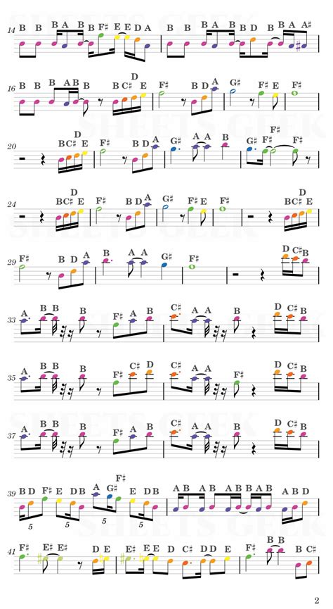 Giorno S Theme Jojo S Bizarre Adventure Easy Sheet Music
