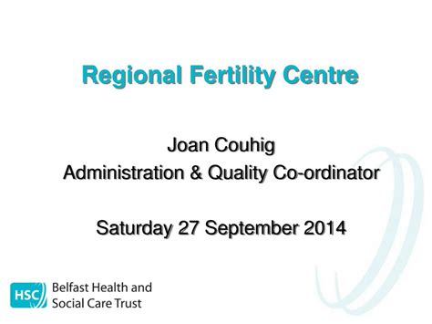 Ppt Regional Fertility Centre Powerpoint Presentation Free Download