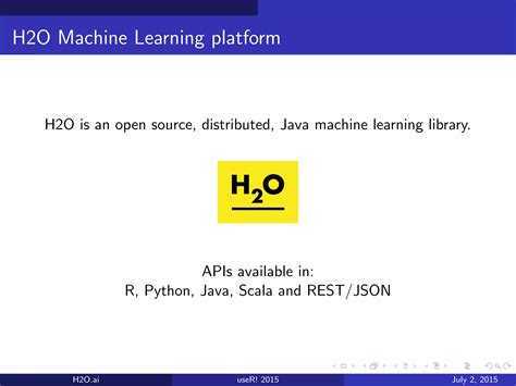 H2oensemble With Erin Ledell At User Aalborg Ppt
