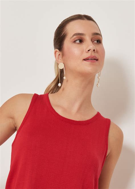 Regata De Tricot Decote U 48403210cer