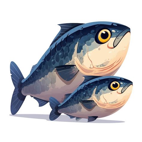 Premium Vector Bengali Shorshe Ilish And Mustard Hilsa Fish