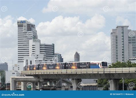 Bangkok Mass Transit System Editorial Photography Image Of Night