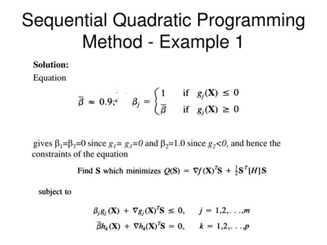 Ppt Nonlinear Programming Iii Powerpoint Presentation Free Download
