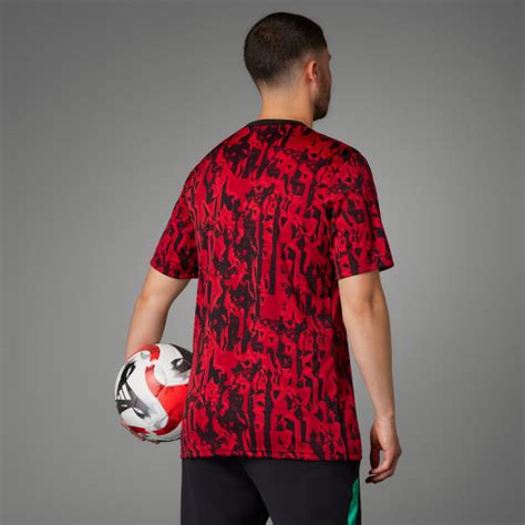 Adidas Men S Soccer Manchester United Pre Match Jersey Red Free Shipping With AdiClub