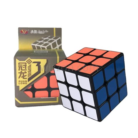 Yongjun Yj Guanlong Enhanced V3 3x3x3 Black Wizzon