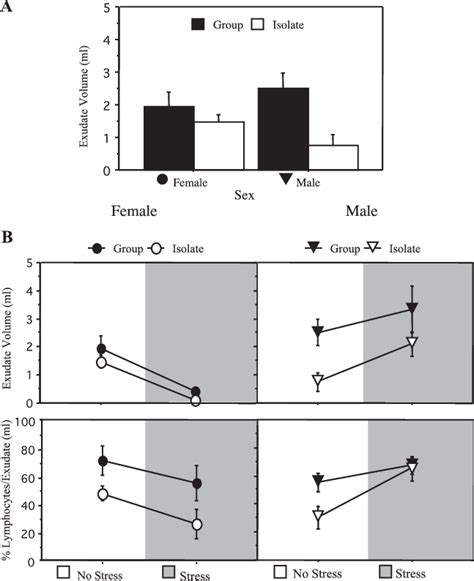 A Main Effect Of Prolonged Social Isolation On Exudate Volume Without