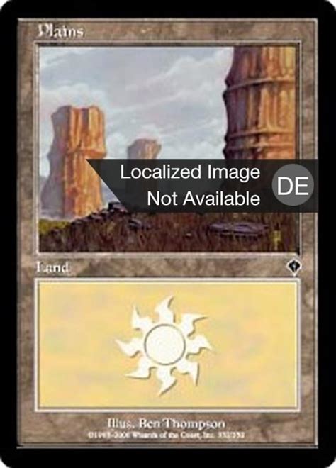 Ebene Plains · Invasion Inv 332 · Scryfall Magic The Gathering Search