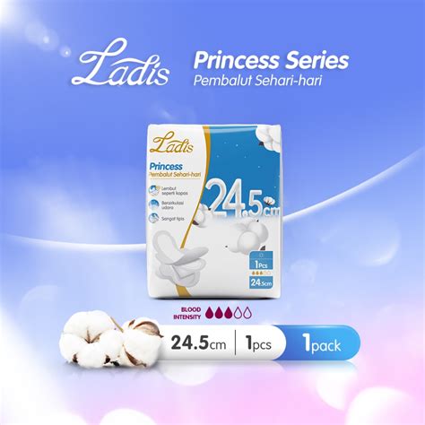 Jual [1 Pcs] Ladis Princess Series Pembalut Sehari Hari [ukuran 24 5cm