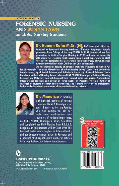 Introduction To Forensic Nursing And Indian Laws For Bsc Nursing