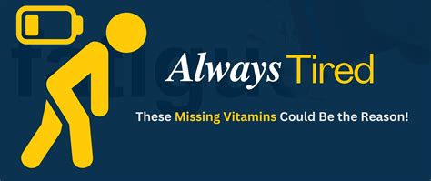 Vitamin Deficiency Fatigue Causes Tests And Energy Boosting Tips