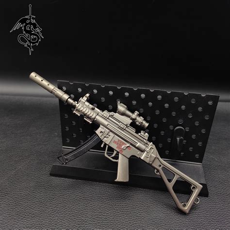 Mp5k Miniature Tiny Mp5 Smg Submachine Gun Small Metal Replica
