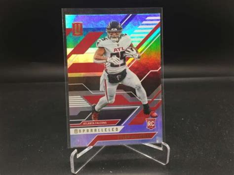 2022 Panini Chronicles Unparalleled UNP 32 Tyler Allgeier RC For