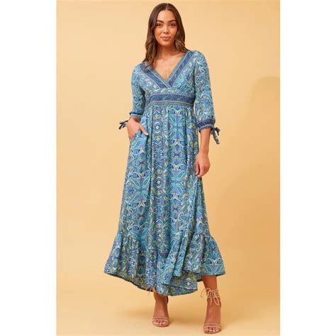 Buy Jasmine Paisley Boho Maxi Dress Mydeal