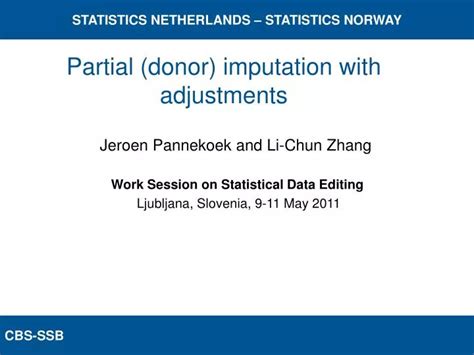 Ppt Partial Donor Imputation With Adjustments Powerpoint Presentation Id5494924