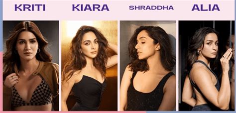 Sex Fight Kriti Sanon Vs Kiara Advani Vs Shraddha Kapoor Vs Alia Bhatt