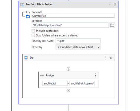 how to order my files in a foulder by last modified file activities