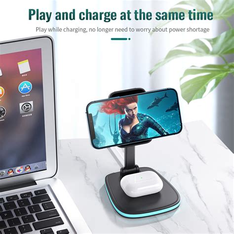 3in1 Magnetic Folding Wireless Charger Ra Shipping Express