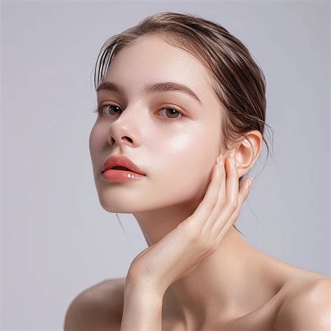 Ai美妆模特美女护肤品模特图片美容图片素材 花瓣网
