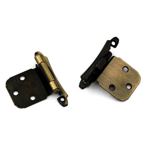 Pair Of Amerock Face Mount Self Latching Decorative Variable Hinges Bp