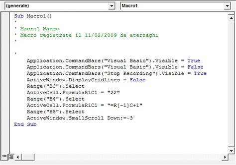 VBA Macro Piccolo Tutorial Per Creare Le Macro Con Il Registratore Office Guru