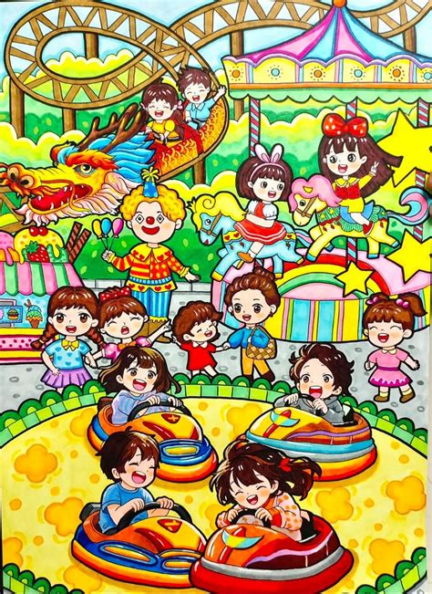 儿童画假期画怎么画 儿童画图片大全