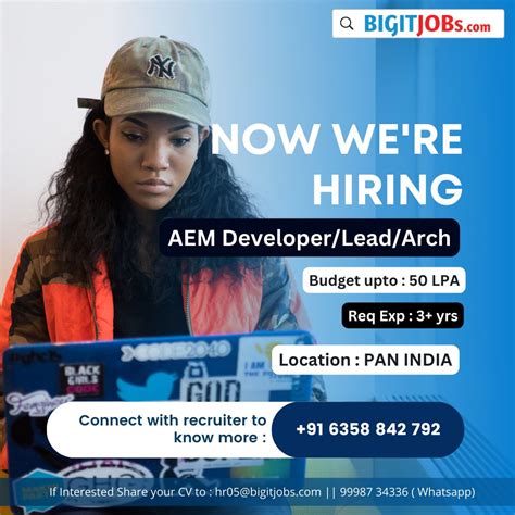 Aemdeveloper Aemarchitect Adobeexperiencemanager Bigitjobs