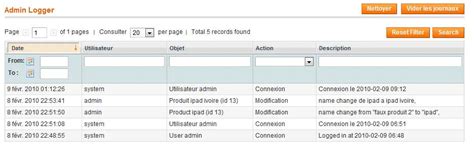 Admin Logger For Magento Extension Boost My Shop