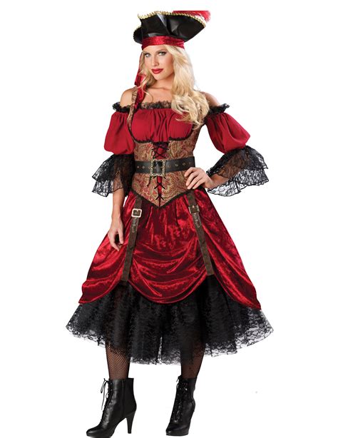 Déguisement Pirate Avec Corset Pour Femme Luxe Deguise Toi Achat De Déguisements Adultes