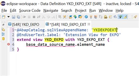 Abap Tips How To Extend A Cds View Rizing