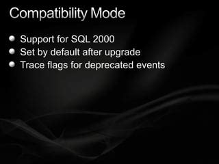 Saying Goodbye To SQL Server 2000 PPT