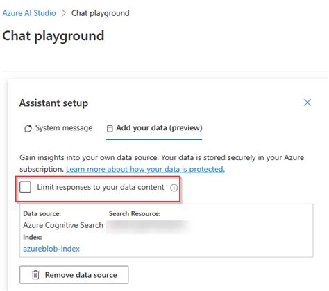 generic question support along with azure openai on own data using
