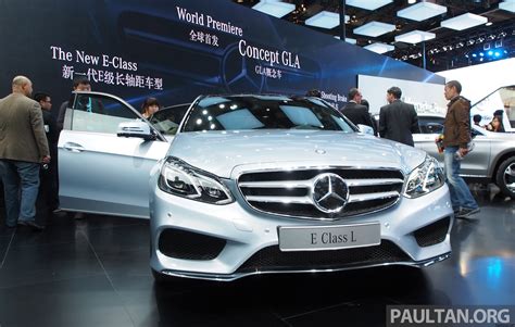 Mercedes Benz E Class Long Wheelbase Variant Debuts In Shanghai Speedlux