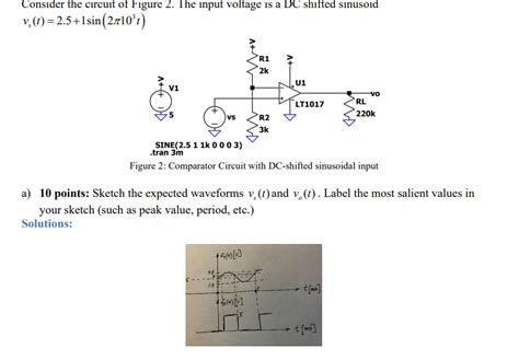Solved Consider The Circuit Of Figure The Input Voltage Chegg