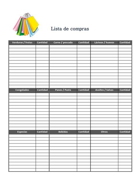 Lista De Compras Para Imprimir E Como Fazer A Sua Lis