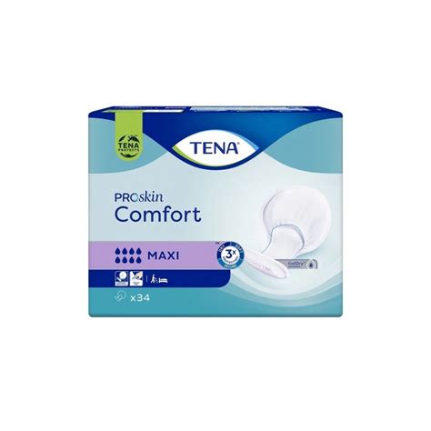 Tena Proskin Comfort Maxi Incontinentieverband Volwassen Senup Verpakking 1 Pak Van 34 Stuks