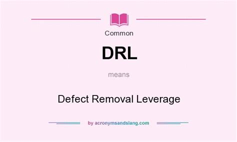 Drl Defect Removal Leverage In Common By