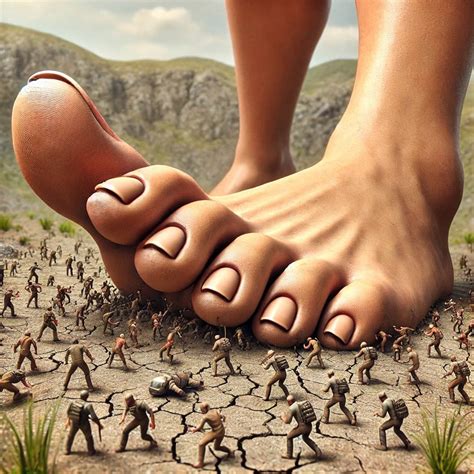 Giantess Crushing Warriors Barefoot By Tinymantom On Deviantart