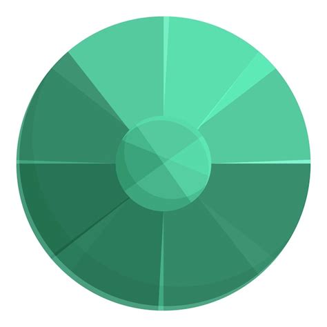Premium Vector Emerald Gem Icon Cartoon Vector Rhinestone Crystal