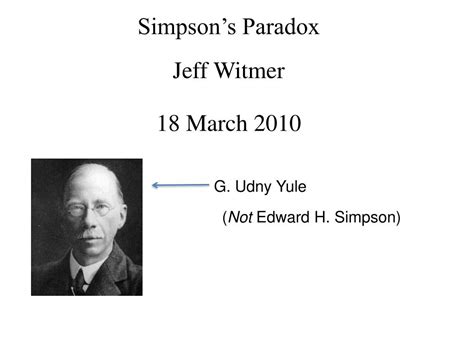 PPT Simpsons Paradox PowerPoint Presentation Free Download ID 5448605