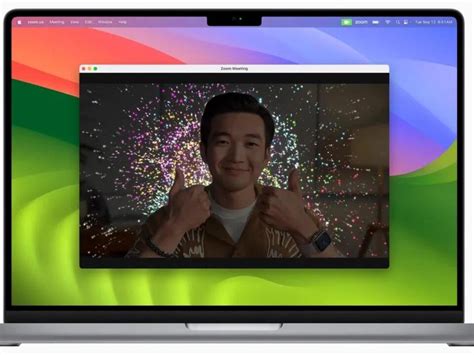 Macos Sonoma How To Control Reaction Effects With Hand Gestures