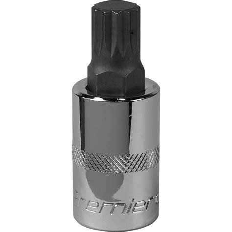 M14 Forged Spline Socket Bit Durable Chrome Vanadium Wrench Socket For 1 2 Inch Drive