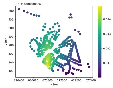 Heatmap Generated By Querying The Database For All Buildings North Of