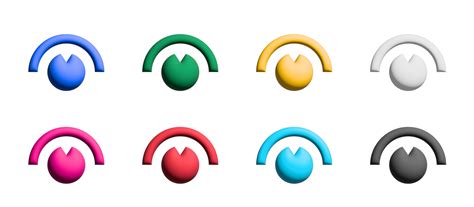 Dial Icon Set Colored Symbols Graphic Elements 16617468 Png