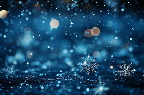 Premium Ai Image Chaos In Snowfall Christmas Background In 169 Aspect