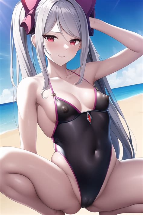 Rule 34 Ai Generated Beach Cloud Erect Nipples Female Female Focus
