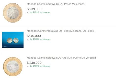 ¿las Monedas De 20 Pesos Valen Más Datanoticias